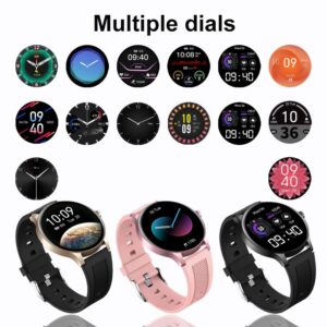 Smart Watch NY20 – Pink, Women Fashion Fitness Sport Smart Watch Pink. 360X360 HD Screen with IP68 Waterproof and Shows Heart Rate. (Shelf Stock Number) #2