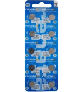 renata 371 sr920sw batteries - 1.55v silver oxide 371 watch battery (10 count)