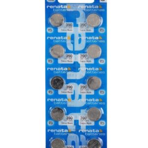 Renata 390 SR1130SW Batteries - 1.55V Silver Oxide 390 Watch Battery (10 Count)