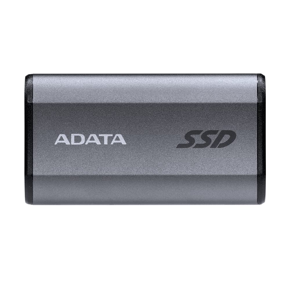 ADATA SE880 1TB - Up to 2000 MB/s- SuperSpeed USB 3.2 Gen 2x2 USB-C External Portable SSD Titanium (AELI-SE880-1TCGY)