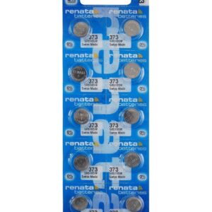 Renata 373 SR916SW Batteries - 1.55V Silver Oxide 373 Watch Battery (10 Count)