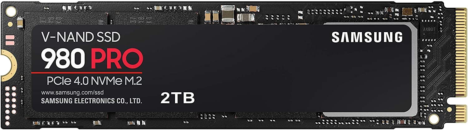 980 PRO SSD 2TB PCIe NVMe Gen 4 Gaming M.2 Internal Solid State Hard Drive Memory Card, Maximum Speed, Thermal Control, MZ-V8P2T0B