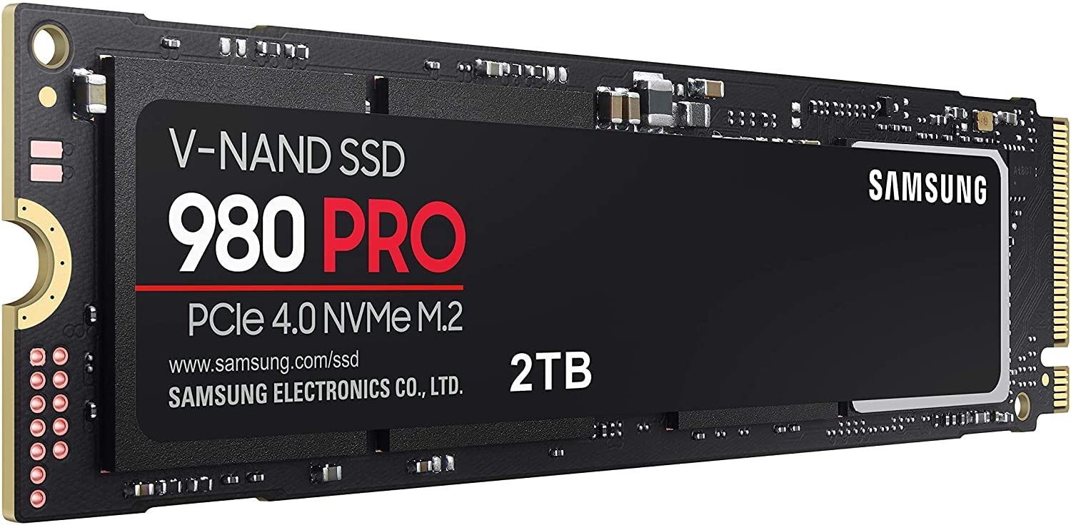 980 PRO SSD 2TB PCIe NVMe Gen 4 Gaming M.2 Internal Solid State Hard Drive Memory Card, Maximum Speed, Thermal Control, MZ-V8P2T0B