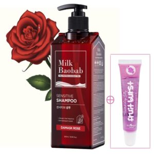 milk baobab sensitive shampoo damask rose 16.9 fl oz