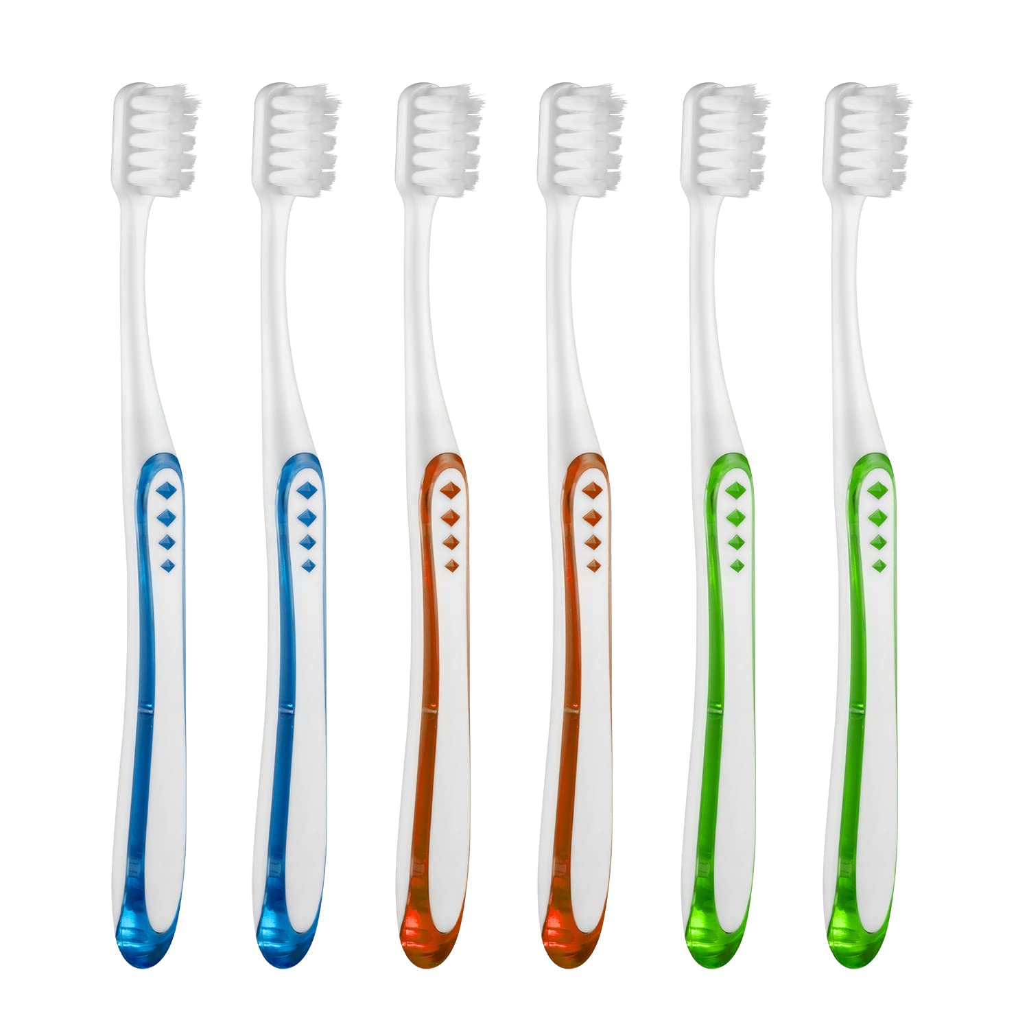 Frekare Extra Soft Toothbrushes for Adults, with 10000 Micro Nano Bristles, for Sensitive Teeth and Gum Recession (Compact Head, 6 Count)