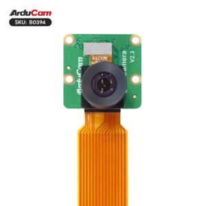 Arducam 8MP IMX219 Camera Module for Raspberry Pi, with Low Distortion 105°(D) FOV M12 Lens, Compatible with Raspberry Pi 5, 4 Model B, Pi 3/3B+, Pi Zero 2W and More