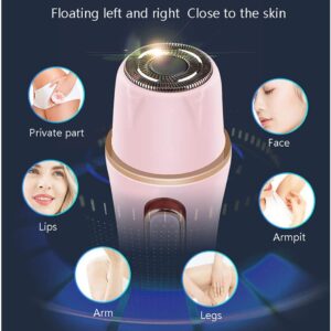 JCSW Facial Hair Removal for Women, 4 in 1 Painless Electric Shaver Women Epilation, Rechargeable Foil Shaver, Waterproof Body Remover Kit Eyebrow Nose Arms Bikini Area Legs