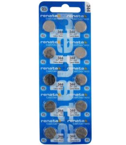 renata 344 sr1136sw batteries - 1.55v silver oxide 344 watch battery (10 count)