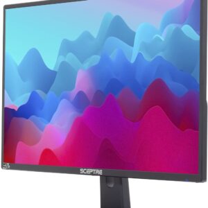 HP All-in-One 22" Desktop Computer (22-df0222, Snow White) & Sceptre 20" 1600x900 75Hz Ultra Thin LED Monitor 2X HDMI VGA Built-in Speakers