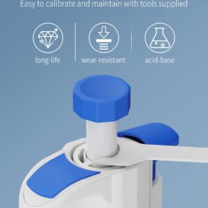 Adjustable Pipettes 20-200μl, Single Channel Pipette Lab Micropipettes Variable Volume, Four E's Scientific