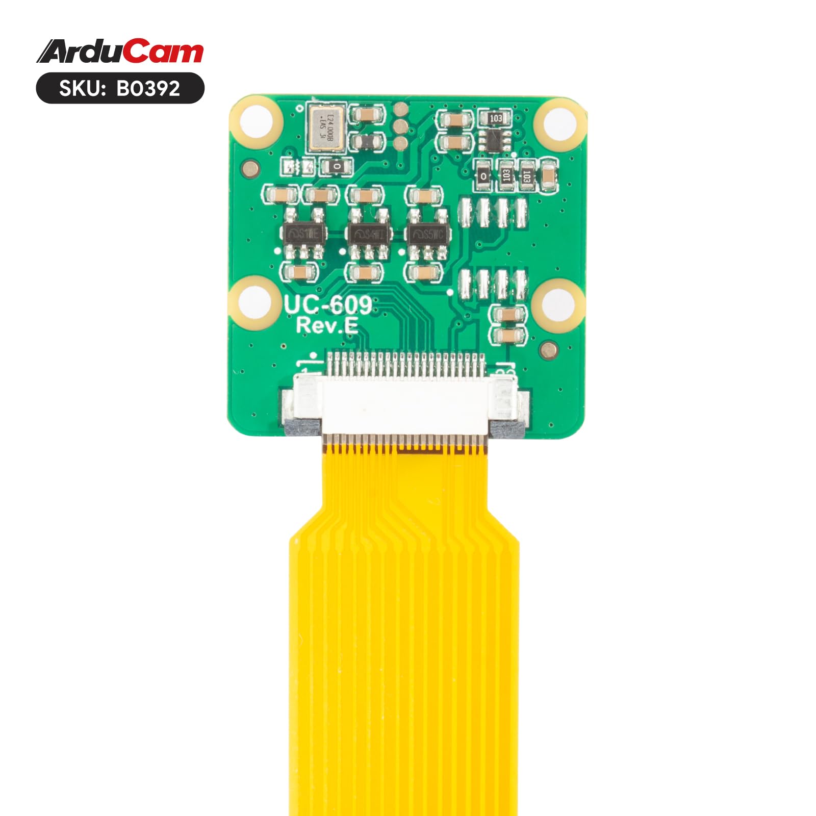 Arducam 8MP IMX219 175 Degree Ultra Wide Angle for Raspberry Pi Camera Module, Compatible with Raspberry Pi 5, 4 Model B, Pi 3/3B+, and Pi Zero 2W