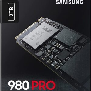 980 PRO SSD 2TB PCIe NVMe Gen 4 Gaming M.2 Internal Solid State Hard Drive Memory Card, Maximum Speed, Thermal Control, MZ-V8P2T0B