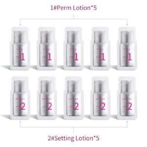 2024 Upgraded Fast Perm Lash Lift Kit Eyelash Perm Kit Perm&Setting Lotion (Quantity: 2×5 Packs)