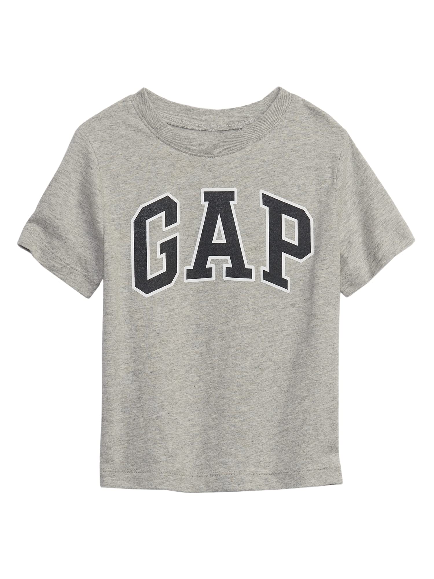 GAP Baby Boys Short Sleeve Logo T-Shirt T Shirt, Light Heather Grey B08, 18-24 Months US