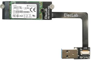 eleclab m.2 2242 ngff ssd usb 3.0 adapter for rpi 4