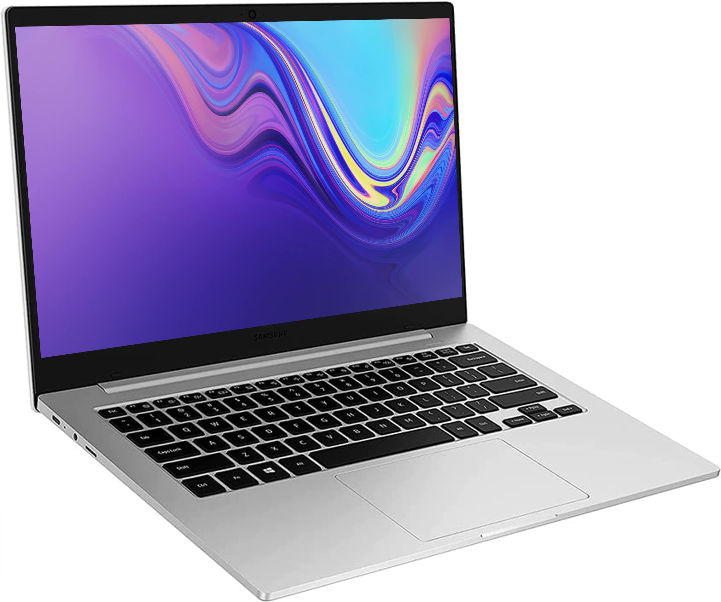 SAMSUNG 14” Full HD Laptop, Qualcomm Snapdragon Gen 2 Processor 2.50GHz, 4GB Ram, 64GB eUFS Storage, Realtek Audio, Windows 11, Sparkling Silver (64GB SSD) (Renewed)