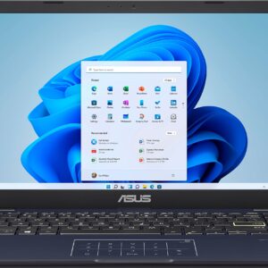 ASUS 2022 14" Thin Light Business Student Laptop Computer, Intel Celeron N4020 Processor, 4GB DDR4 RAM, 64 GB Storage, 12Hours Battery, Webcam, Zoom Meeting, Win11 + 1 Year Office 365, Black