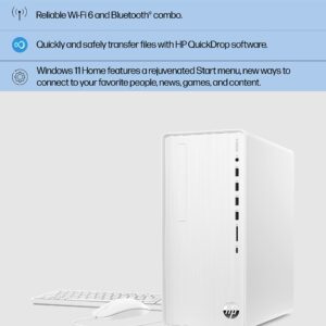 HP Pavilion Desktop PC, 12th Gen Intel Core i7-12700, 12 GB SDRAM, 512 GB SSD, Windows 11 Home, Wi-Fi 6 & Bluetooth, 9 USB Ports, Wired Keyboard & Mouse Combo, Pre-Built PC Tower (TP01-3070, 2022)