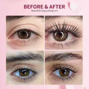 2024 Upgraded Fast Perm Lash Lift Kit Eyelash Perm Kit Perm&Setting Lotion (Quantity: 2×5 Packs)