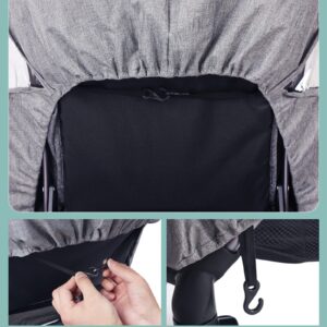 Universal Stroller Rain Cover Breathable Stroller Weather Shield Reusable Buggy Pram Rain Cover Easy Installation Pushchairs Accessories Strollers Raincoat for All Seasons