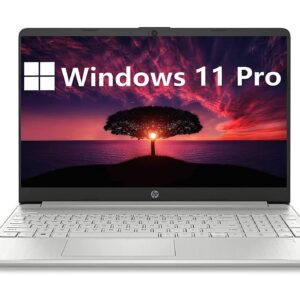 HP 15.6" HD Display Business Laptop, 11th Gen Intel Core i5-1135G7, Windows 11 Pro, 16GB RAM, 512GB SSD, Wi-Fi 5, Bluetooth, Long Battery Life, 32GB Durlyfish USB Card