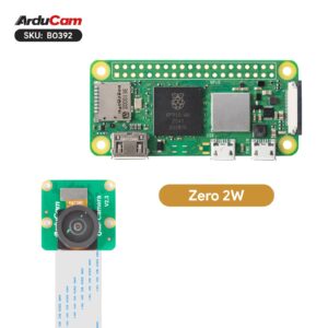 Arducam 8MP IMX219 175 Degree Ultra Wide Angle for Raspberry Pi Camera Module, Compatible with Raspberry Pi 5, 4 Model B, Pi 3/3B+, and Pi Zero 2W