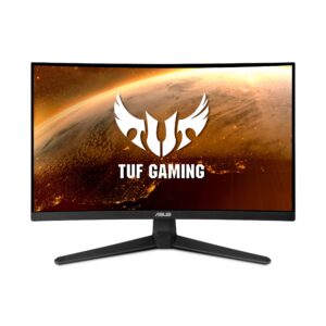 asus tuf gaming 23.8” 1080p curved gaming monitor (vg24vq1b)( ) (renewed)