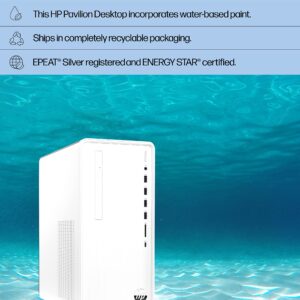 HP Pavilion Desktop PC, 12th Gen Intel Core i7-12700, 12 GB SDRAM, 512 GB SSD, Windows 11 Home, Wi-Fi 6 & Bluetooth, 9 USB Ports, Wired Keyboard & Mouse Combo, Pre-Built PC Tower (TP01-3070, 2022)