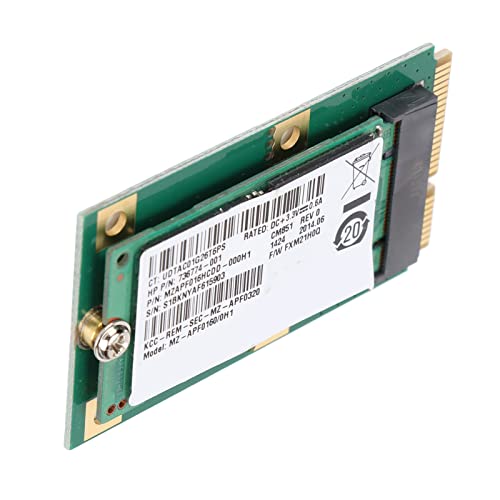 KUIDAMOS MSATA Adapter Card, 16GB High Capacity Easy to Use M.2 SSD Plug and Play for Computer