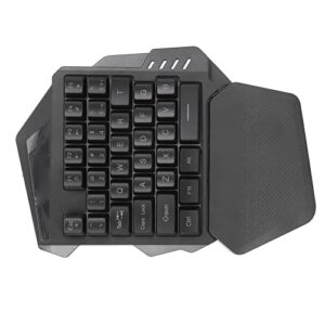 single hand keyboard, 32 million keystrokes abs material 35 keys gaming keyboard 35 keys for computer