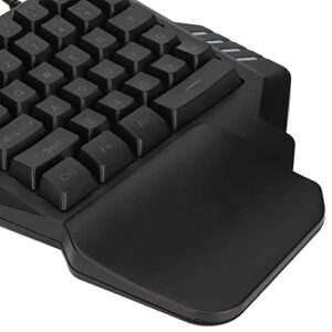 Mini Gaming Keyboard, One Handed Keyboard Accurate Control 35 Keys for Game for Home for Dorm