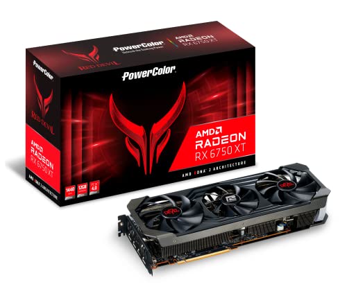 PowerColor Red Devil AMD Radeon RX 6750 XT Graphics Card with 12GB GDDR6 Memory