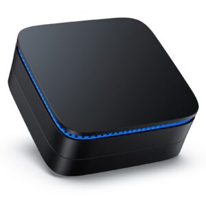 kamrui ak1 mini pc windows 10 pro, 4k mini computer intel celeron j3455 processor(up to 2.3ghz) micro desktop pc, 4gb ddr3/64gb emmc, 2.4g+5g dual wifi, gigabit ethernet, bt 4.2