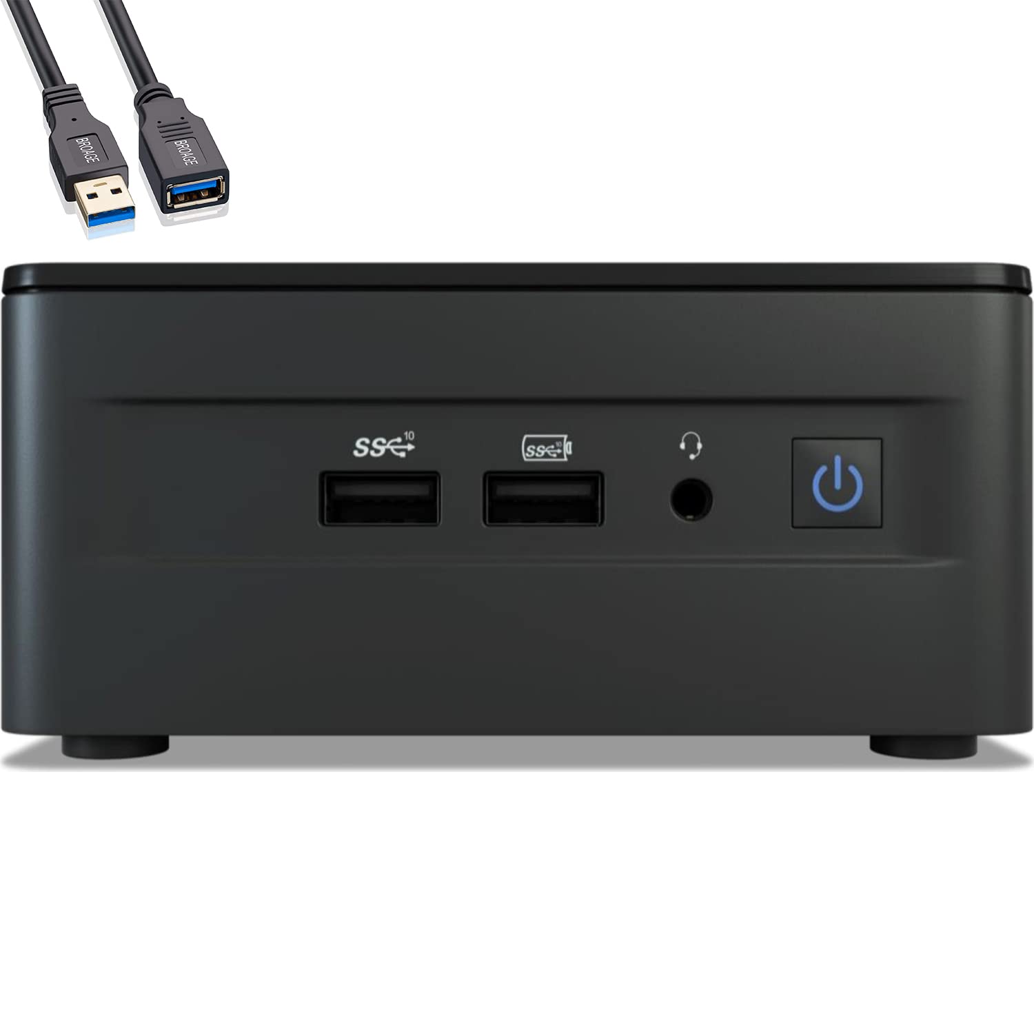 Intel NUC 11 Essential Kit NUC11ATKC4 Barebone System 0.56L Sized Mini PC Desktop, Quad-Core Celeron N5105, No RAM, No Storage, 802.11AC WiFi, Bluetooth, DisplayPort, No OS, 64GB Flash Drive