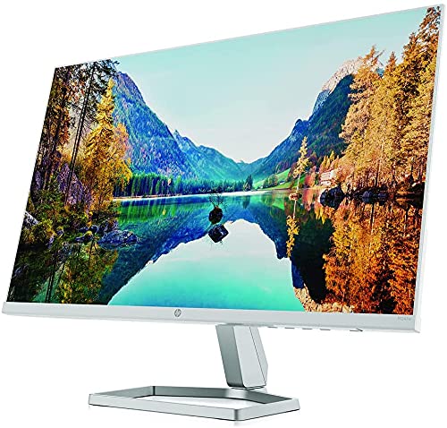 HP New M24fw FHD Monitor 2D9K1AA#ABA, On-Screen Controls; AMD FreeSync, Low Blue Light Mode; Anti-Glare, Brightness 300 nits, IPS FHD (1920 x 1080), 1 VGA; 1 HDMI 1.4, Plus HDMI Cable.