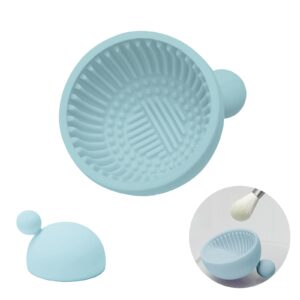 pubconttimakeup brush cleaner mat，silicone make up cleaning brush scrubber bowl portable washing tool cosmetic brush cleaners for gir，easy clean