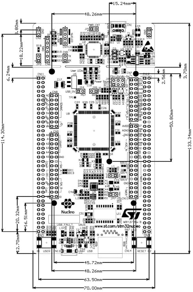 XFCZMG Consumer Electronics NUCLEO-F767ZI, STM32 Nucleo-144 Development Board Consumer Electronics