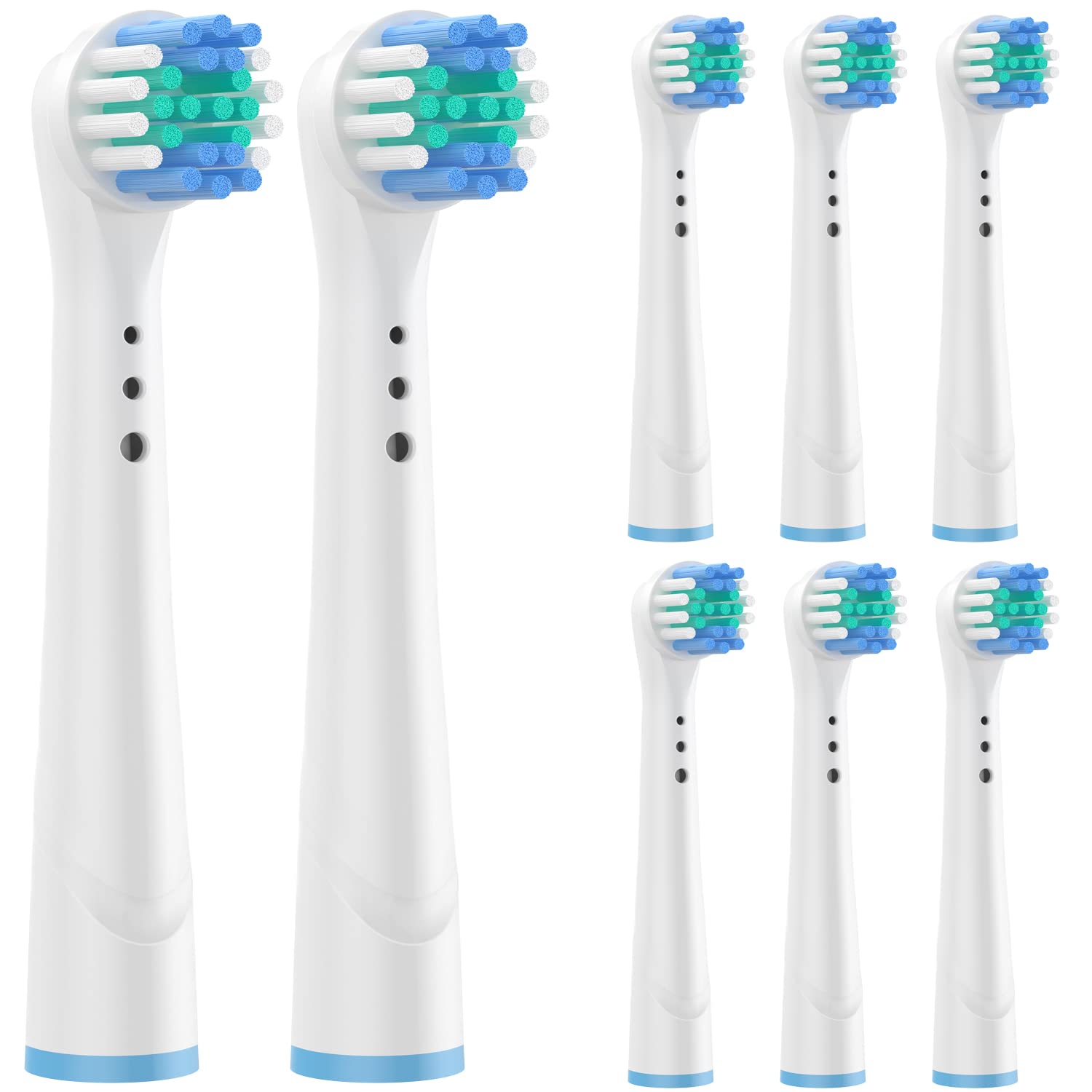 Replacement Toothbrush Heads for Braun, 8 Pack Clean Electric Brush Heads Compatible with Most Electric Toothbrush, Refill for 7000/Pro 1000/9600/ 5000/3000/ 8000 and More.