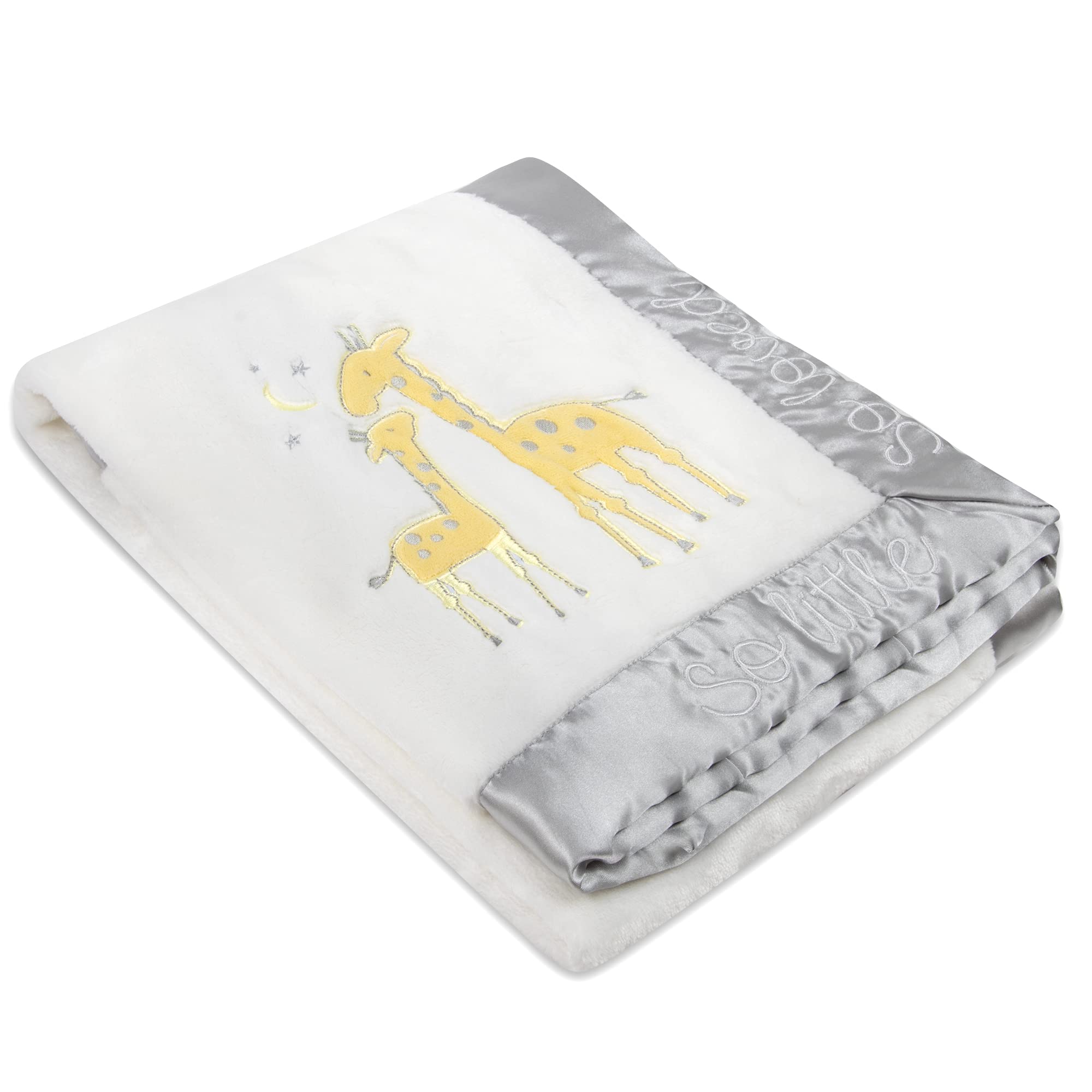 Giraffe Baby Bedding Crib Set with Giraffe Baby Blanket, Giraffe Crib Sheets 3 Piece Set