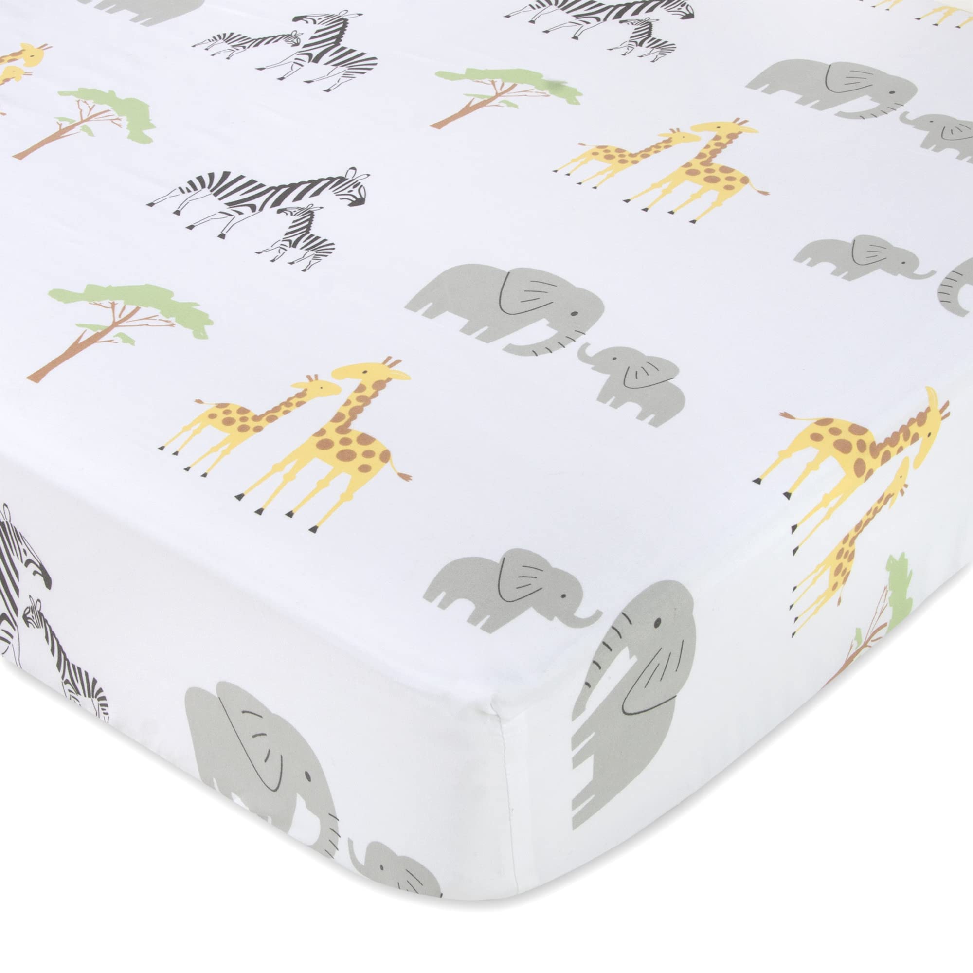 Giraffe Baby Bedding Crib Set with Giraffe Baby Blanket, Giraffe Crib Sheets 3 Piece Set