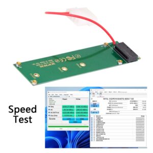 NFHK Ruler 1U GEN-Z EDSFF Short SSD E1.S to NVMe NGFF M-Key 4X Host Carrier Adapter with Power