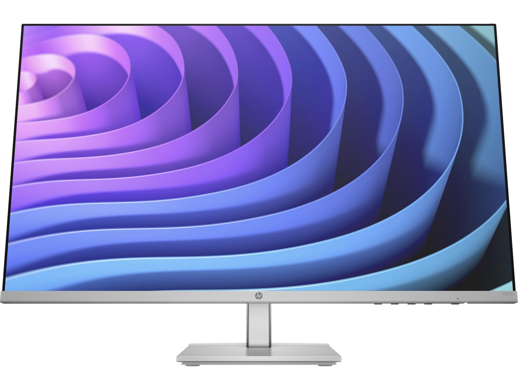 HP New M27h FHD Monitor 2-Pack 76D13AA#ABA, On-Screen Controls; AMD FreeSync; Low Blue Light Mode; Anti-Glare IPS Display, FHD (1920 x 1080),300 nits, 1 VGA; 2 HDMI 1.4