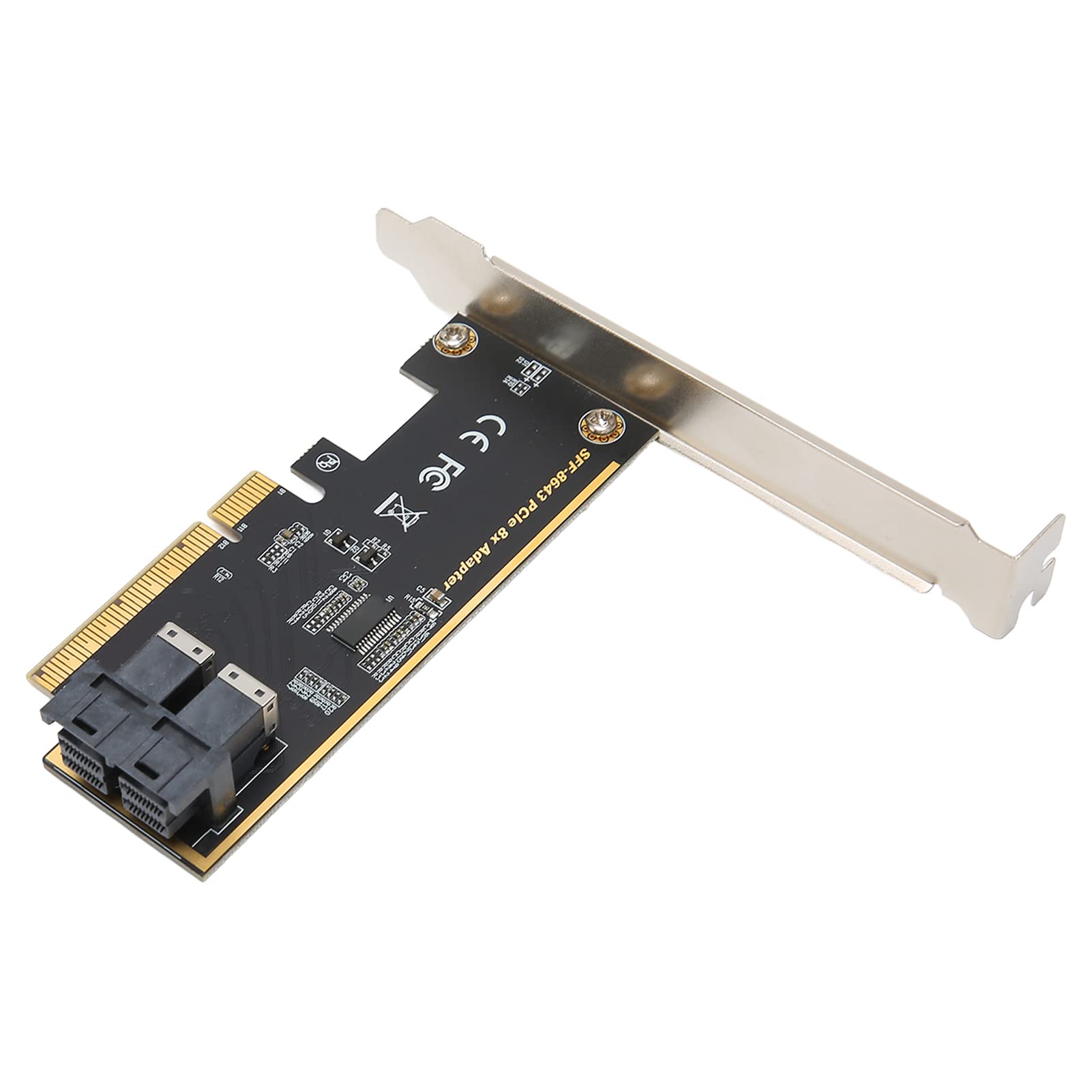 PCIE X8 to U.2 Adapter Card, for U.2(SFF-8639) PCIe NVMe SSD, Support 2.5" U.2 SFF SSD, SFF-8643 Mini-SAS HD 36Pin Connector, for Desktop