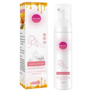 hair stop growth spray, honey hair removal foam hair removal, non-irritating hair removal inhibitor for body and face,