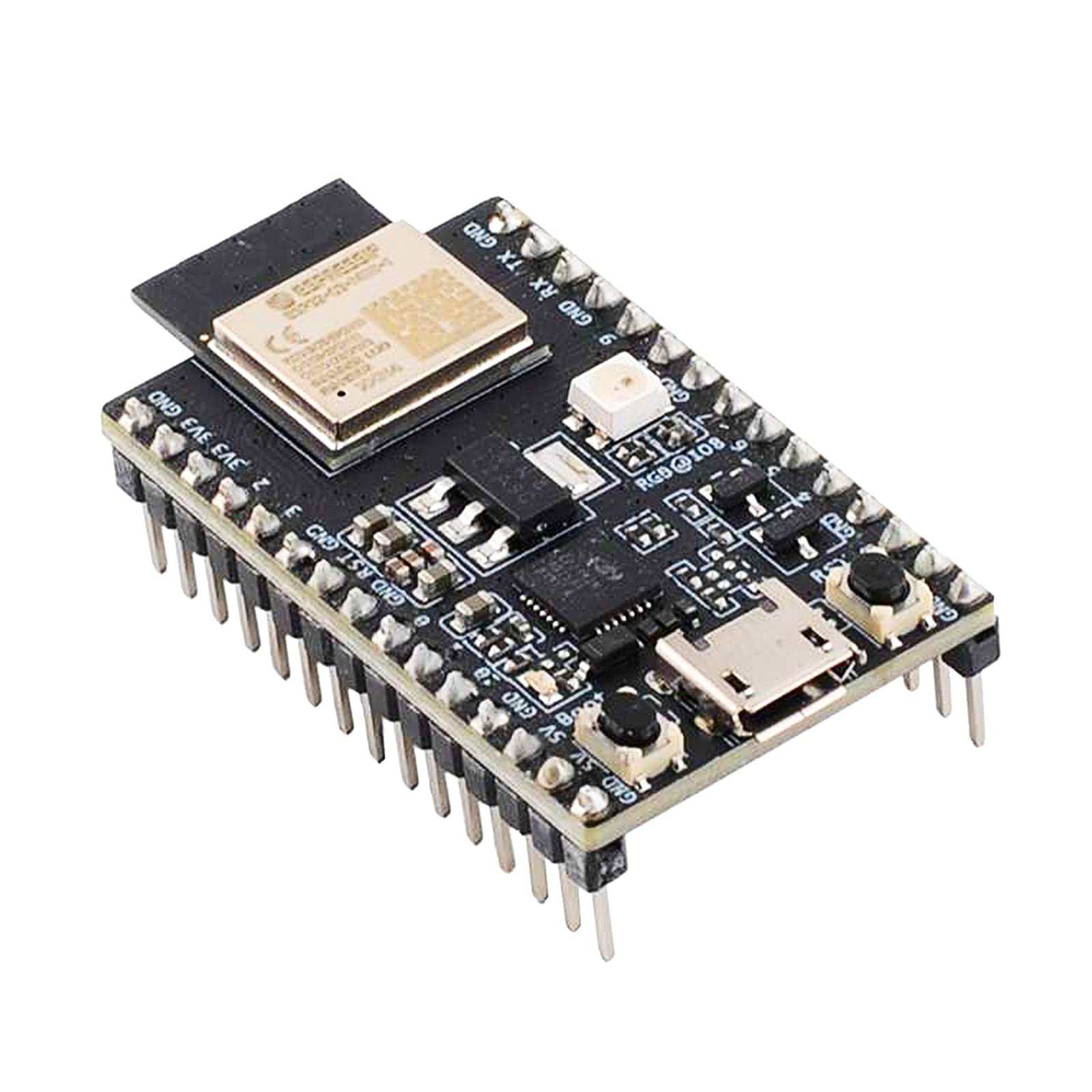 Geekstory ESP32-C3-DevKitM-1 Development Board ESP32-C3FN4 Core, ESP32-C3-MINI-1 WiFi+BT LE Module with 4 MB External SPI Flash