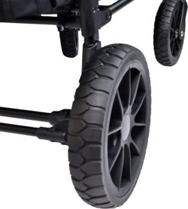 wonderfold all terrain xl stroller wagon wheels for a safe and smooth ride on dirt, mud, or gravel (compatible with all w4 models and w2 elite/luxe models)