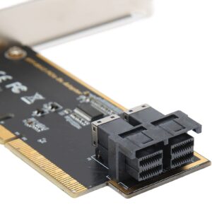 PCIE X8 to U.2 Adapter Card, for U.2(SFF-8639) PCIe NVMe SSD, Support 2.5" U.2 SFF SSD, SFF-8643 Mini-SAS HD 36Pin Connector, for Desktop