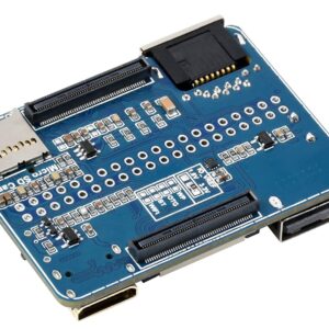 Nano Base Board (B) for Raspberry Pi Compute Module 4 Lite/eMMC, with Standard CM4 Socket, with Raspberry Pi 40PIN GPIO Interface, Gigabit Ethernet, USB2.0, DSI, CSI, 3.5mm Audio Jack