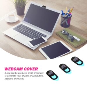 SOLUSTRE 6 Pcs Camera Privacy Cover Laptop Camera Cover Sliding Camera Cover Webcam Blocker Webcam Privacy Cover Protection Cap Computer Environmental Protection Material Plastic