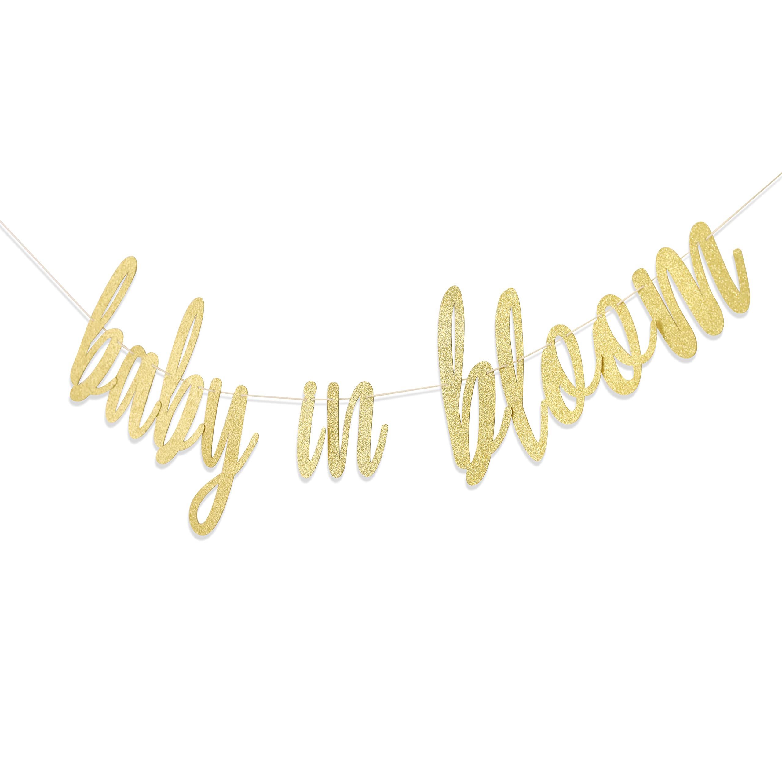 Baby in Bloom Banner - Baby in Bloom Shower, Baby Shower Decorations, Floral Theme Baby Shower Decorations, Flower Baby Shower Banner